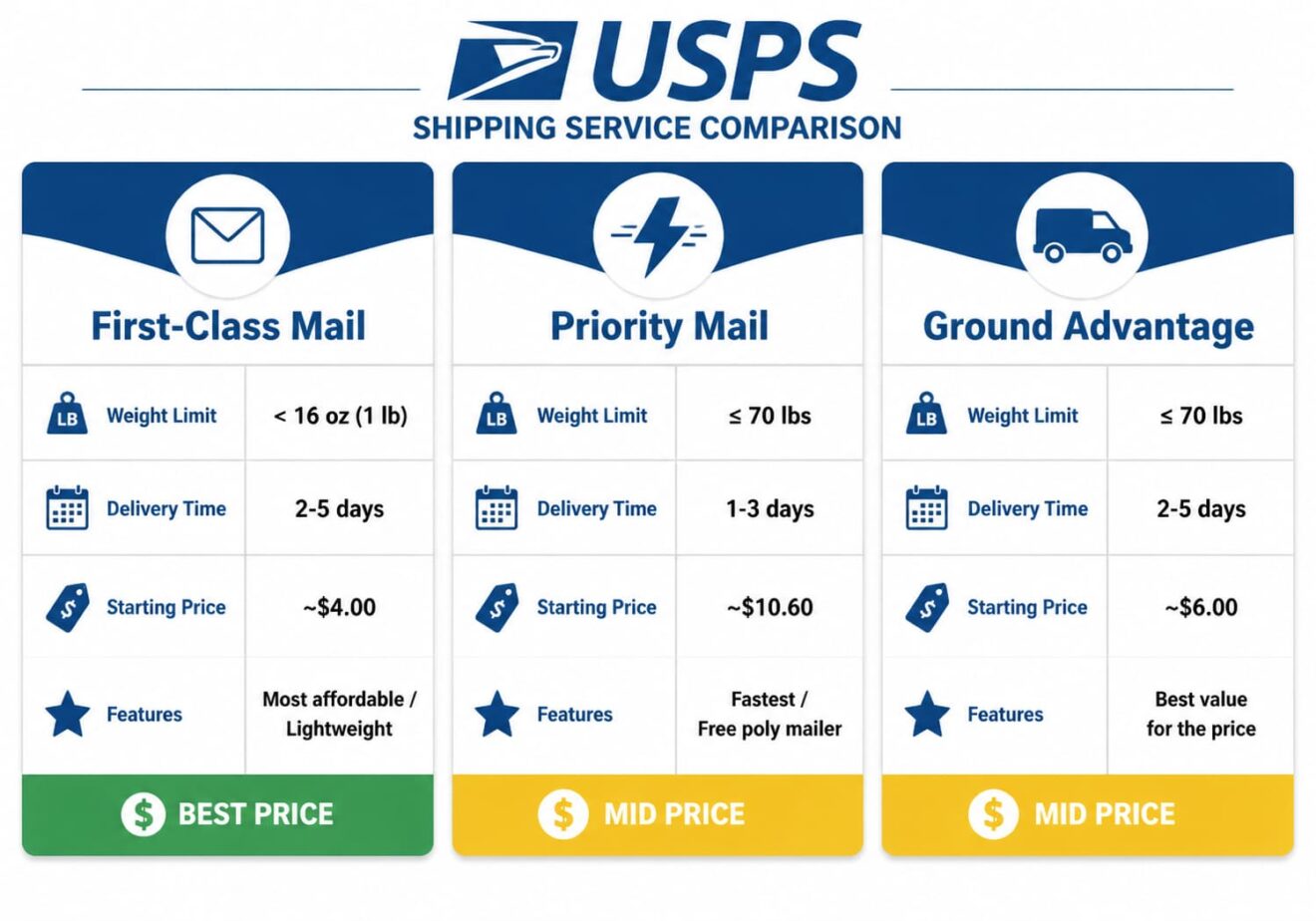 How To Ship Poly Mailers Via USPS - RHK Packaging Complete Guide